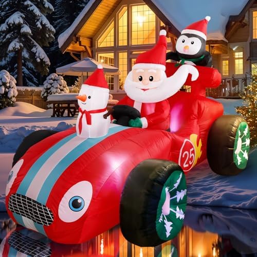 Amazon.com: OurWarm 8FT Christmas Inflatables Outdoor Decorations Blow ...