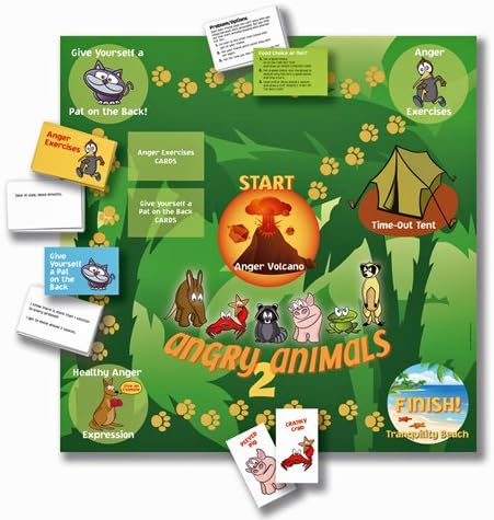 Amazon.com: Angry Animals 2: A Board Game Teaching Healthy Expression ...