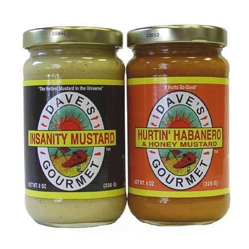 Amazon.com : Dave's Mustard Set of Award Winning Gourmet Spicy Mustards ...