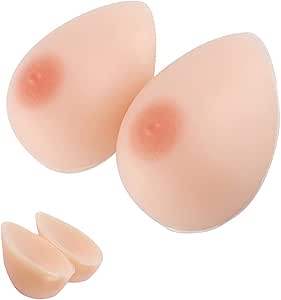 Amazon.com: GOGAGO Nude,3600g/Pair(HH Cup), Fake Boobs Self Adhesive Lifelike Silicone Breast ...