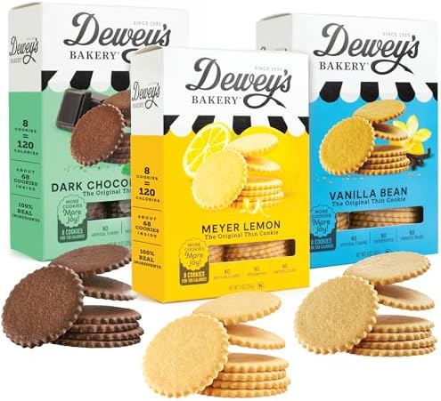 Amazon.com: Dewey's Bakery Chocolate Mint, Vanilla, Meyer Lemon ...