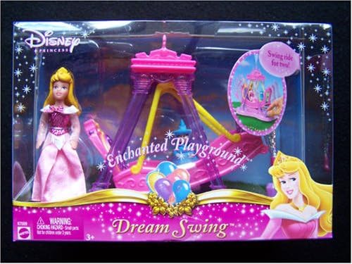 Amazon.com: Disney Princess Enchanted Playground: Dream Swing Playset ...