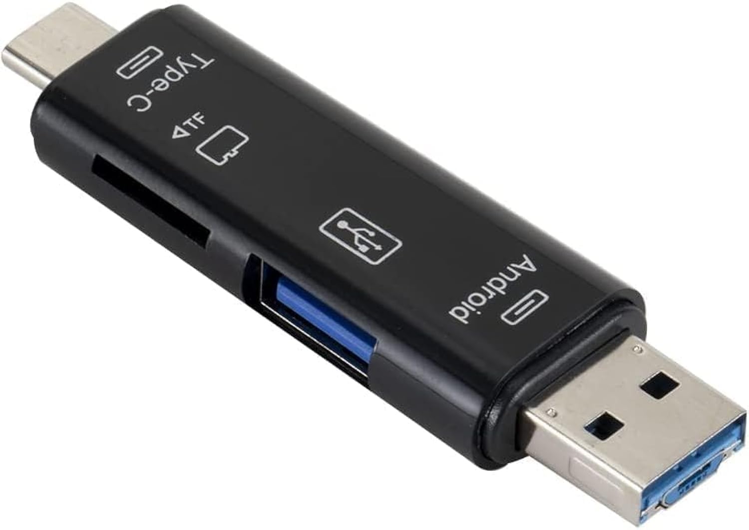 Amazon.com: 5 in 1 Micro SD Card Reader Adapter Type C Micro USB SD ...