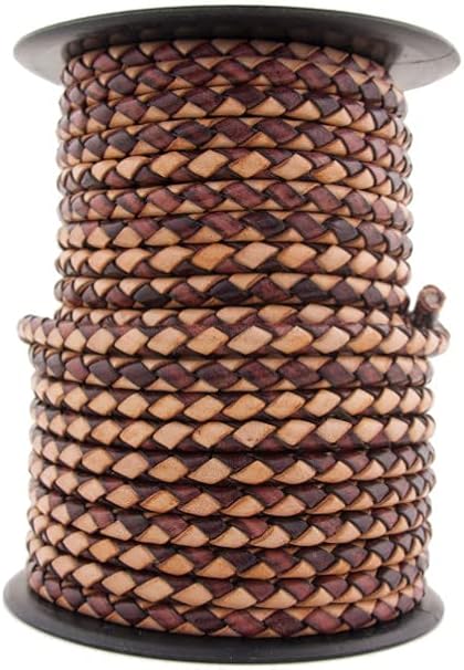 Amazon.com: Xsotica Round Bolo Leather Cord 5.0 MM (Cottonmouth, 1 ...