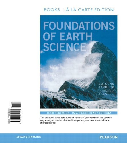 Foundations of Earth Science, Books a la Carte Edition (7th Edition ...