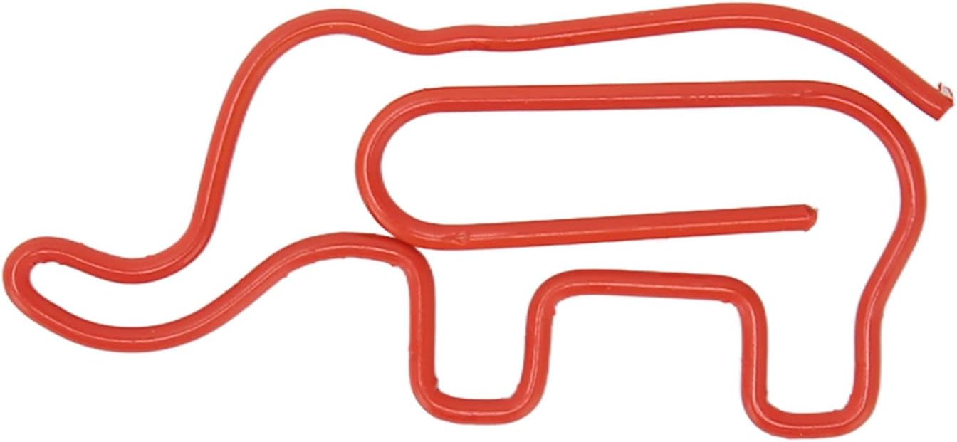 Amazon.com : 200pcs Paper Clips, Animal Shaped Paper Clips Elephant ...
