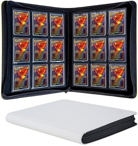 Amazon.com: Premium 2024 Toploader Binder - 9 Pocket Holds 252 ...