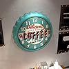 Amazon.com: Menterry Bottle Cap Design Iron Retro Wall Clock, 13 inch ...