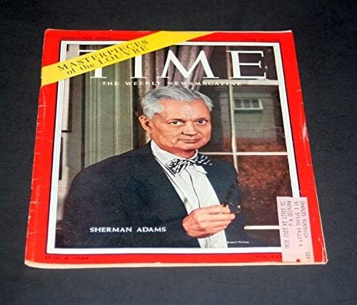 Amazon.com: TIME MAGAZINE JUNE 30 1958 SHERMAN ADAMS : Home & Kitchen