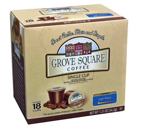 Amazon.com: Grove Square Coffee, Light Roast, Single Serve Coffee Cup ...