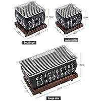 Amazon.com: Japanese Style BBQ Grill, Mini Portable Barbecue Stove ...