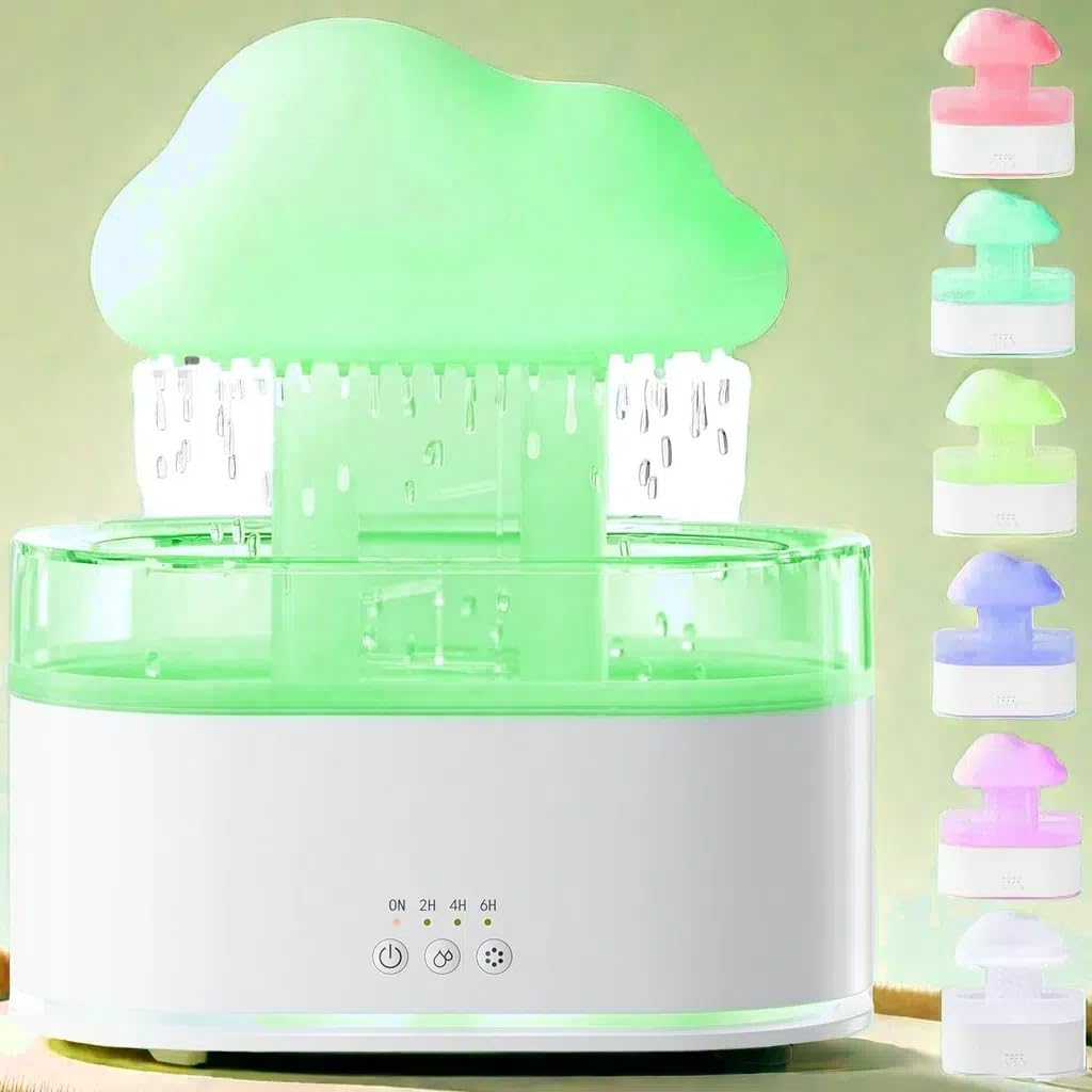 Amazon.com: Rain Cloud 500ml Humidifiers for Bedroom,Cool Mist ...