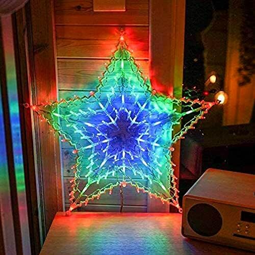 Christmas 100 LED Star Silhouette Light: Plug-in Main Powered Xmas ...