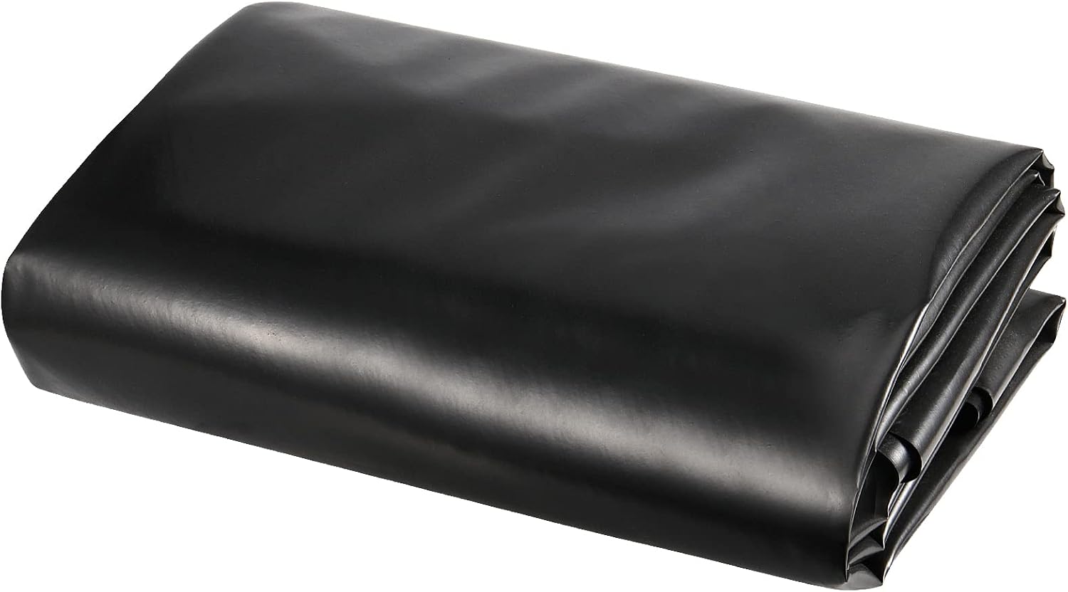 HEIHAK 2 PCS 2m x 2m HDPE Black Pond Liner, Foldable and Impermeable ...