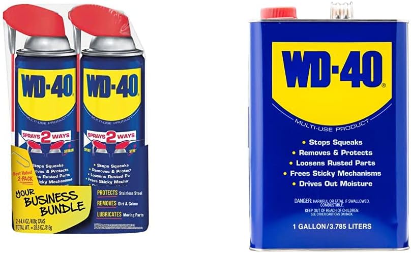 WD-40 Original Formula Multi-Use Product with Smart Straw [2-Pack] and ...