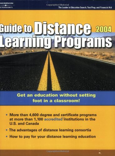 Distance Learning Programs 2004: Peterson's: 9780768911596: Amazon.com ...