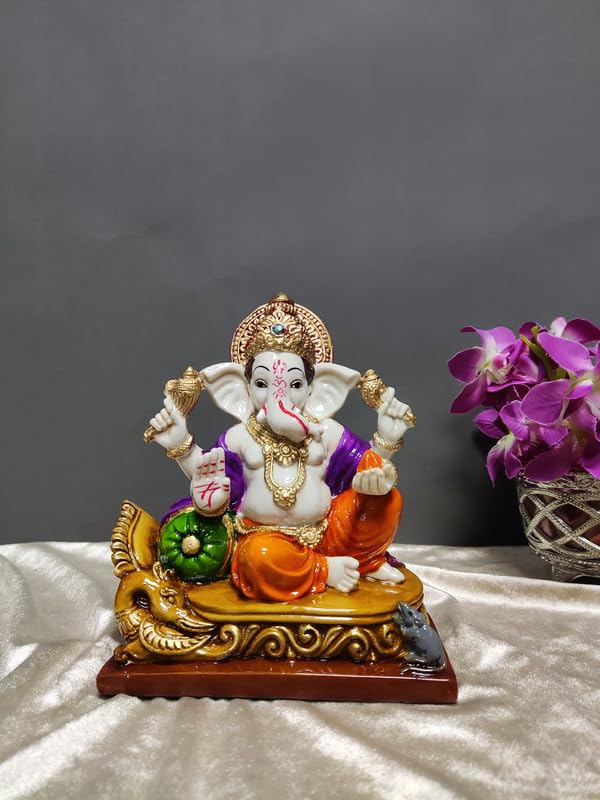 Buy PRATIMA Polyresin Ganesh Idol|Vinayaka Statue|Ganpati Murti|Ganesha ...