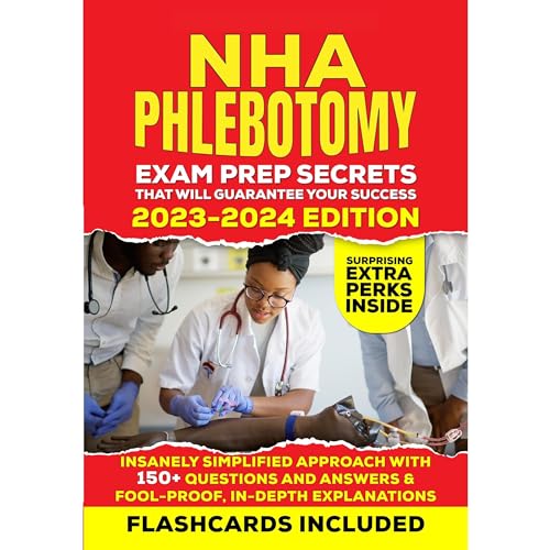 Amazon.com: NHA Phlebotomy Exam 2022-2023: Study Guide with 400 ...