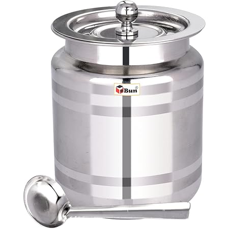 Buy Maru Stainless Steel Ghee Pot Container For Kitchen | Ghee ...
