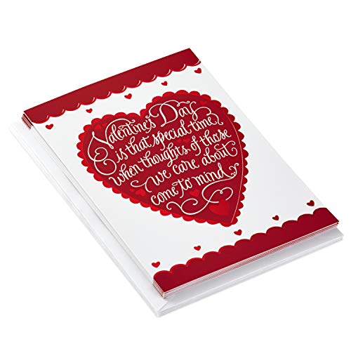 Snapklik.com : Hallmark Valentines Day Cards Pack, Heart (6 Valentine Cards