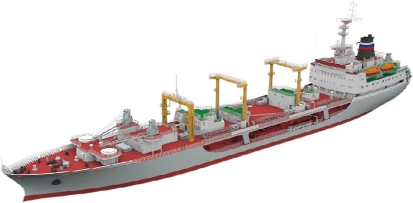 Amazon.co.jp: 海軍 3Dモデル 帆と索具 古い船 3D空間感覚 パズル 組み立て式補給艦模型 1/700 1159 キリジン級 ...