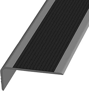Amazon.com: Non-Slip Rubber Step Edge Trim,Vinyl Stair Nosing Stair ...