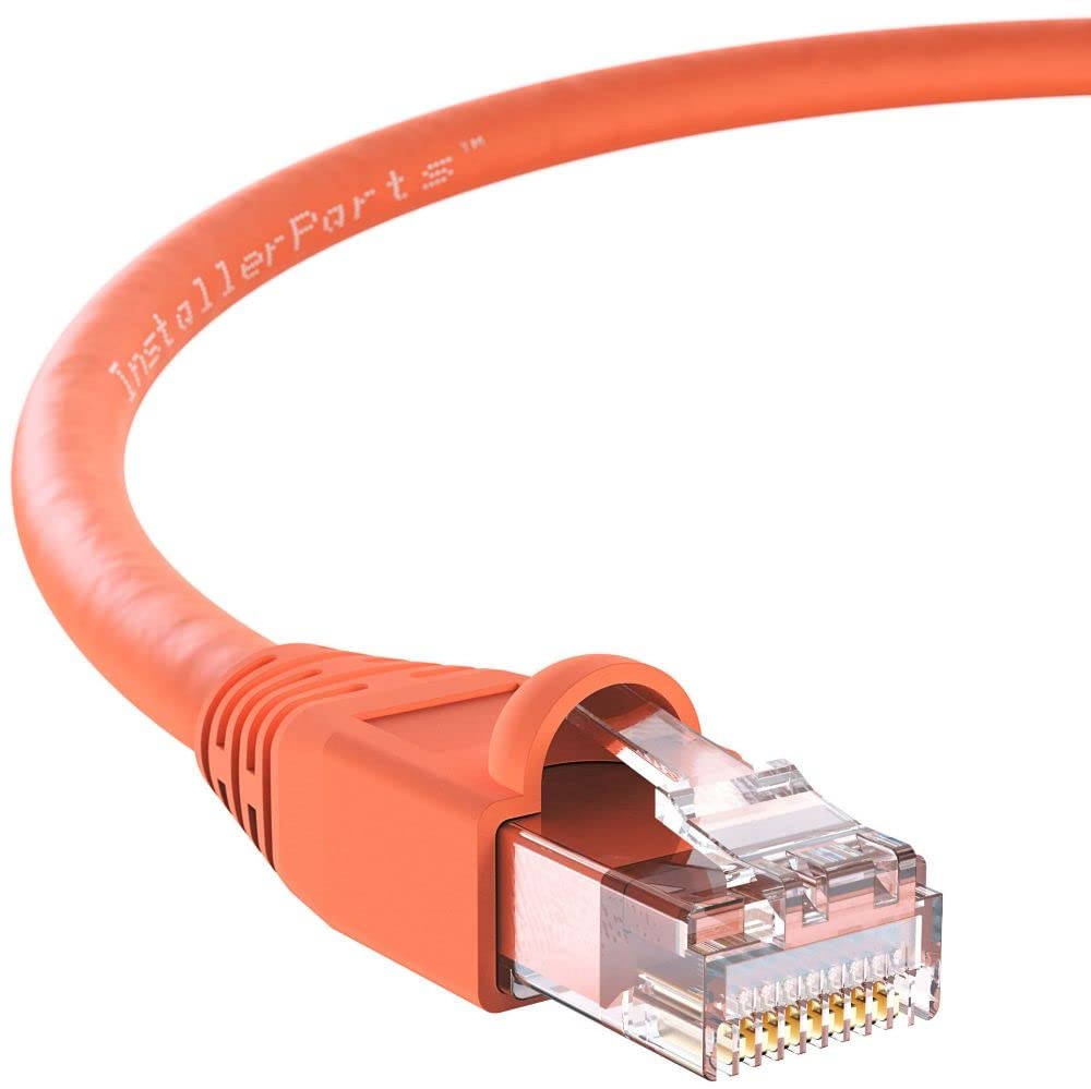 Amazon.com: InstallerParts (5 Pack Ethernet Cable CAT6A Cable UTP Booted 75 FT - Orange ...