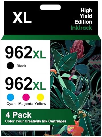 Amazon.com: 962XL Ink Cartridges Replacement for HP 962 XL 4 Combo Pack ...