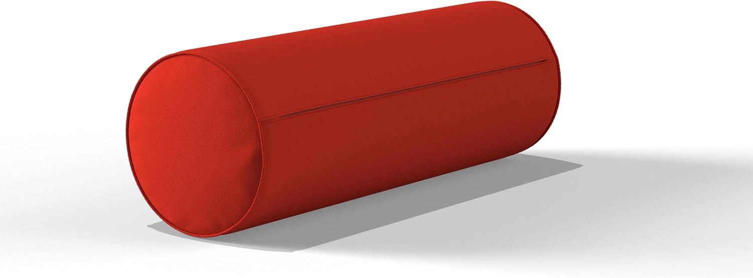 Round Shaped Bolster Pillow Case -100% Cotton cover Long Orthopaedic ...