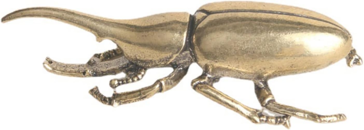 Amazon.com: CNRFRC Brass Beetle Statue Ornament,Antique Realistic Bugs ...