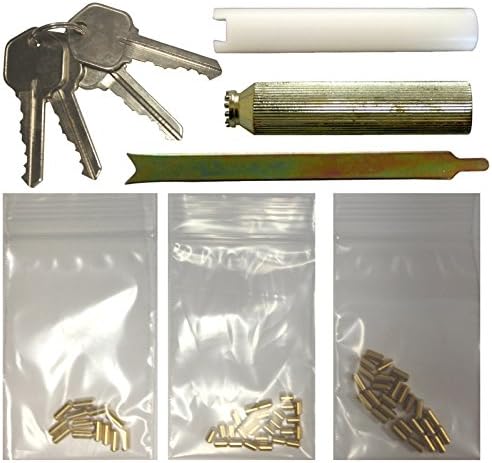 Kwikset Compatible Keyway Rekey Kit Rekeying Set 4 Keys 12 Locks 6 Pins ...