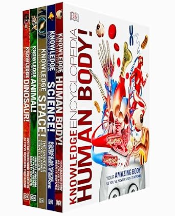 Knowledge Encyclopedias Collection 5 Books Set By DK (Human Body ...