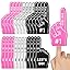 Amazon.com: Sinmoe 24 Pcs Mini Foam Finger Baseball Fan Mini Foam ...
