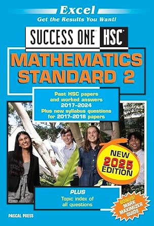 Excel Success One HSC Mathematics Standard 2 2025 Edition - Standard 2 ...