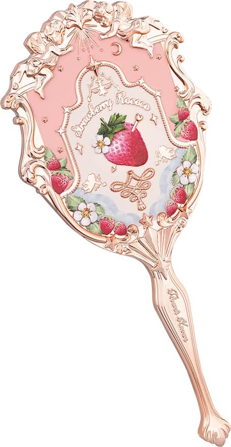 Flower Knows Strawberry Rococo Hand Mirror, Travel Handheld Mirror ...