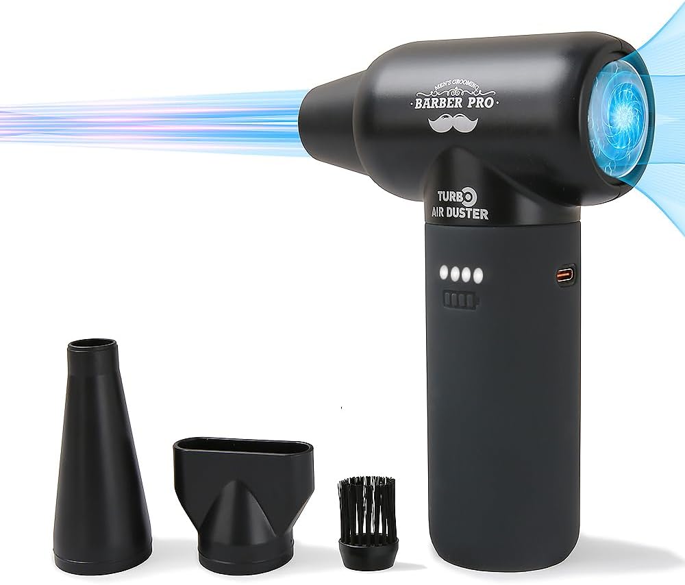 Amazon.com: BarberNation 4-in-1 TurboJet Air Duster Pro - Versatile ...
