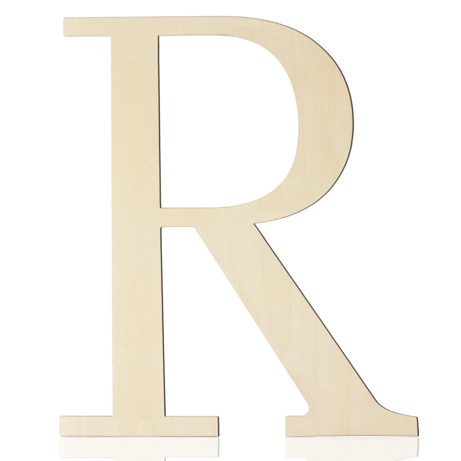 Amazon.com: Large Wooden Letters 12 Inch Paintable Wood Letter R for ...