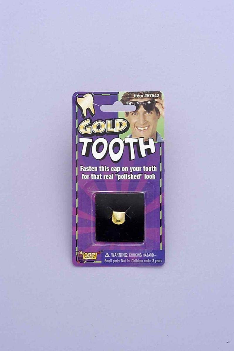 Gold Tooth Cap (Pack of 12) : Amazon.in: Toys & Games