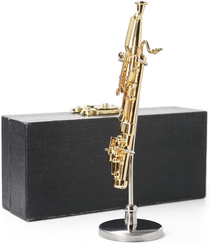 Amazon.com: Odoria 1/12 Miniature Bassoon Dollhouse Musical Instruments ...