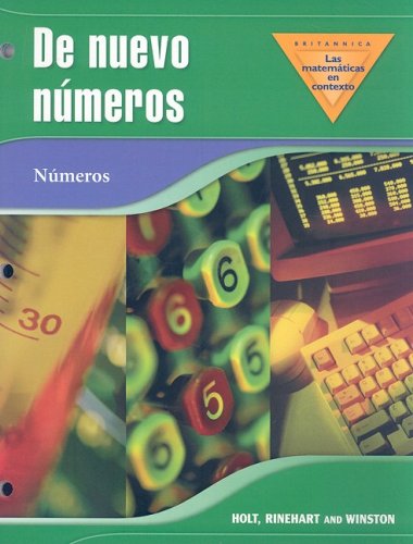 Math in Context Revisiting Numbers Mic Grade 8: Holt Math in Context ...