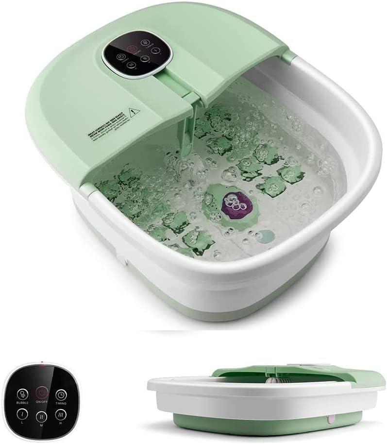 Amazon.com: UNIFULL Collapsible Foot Spa Bath with Heat and Massage ...