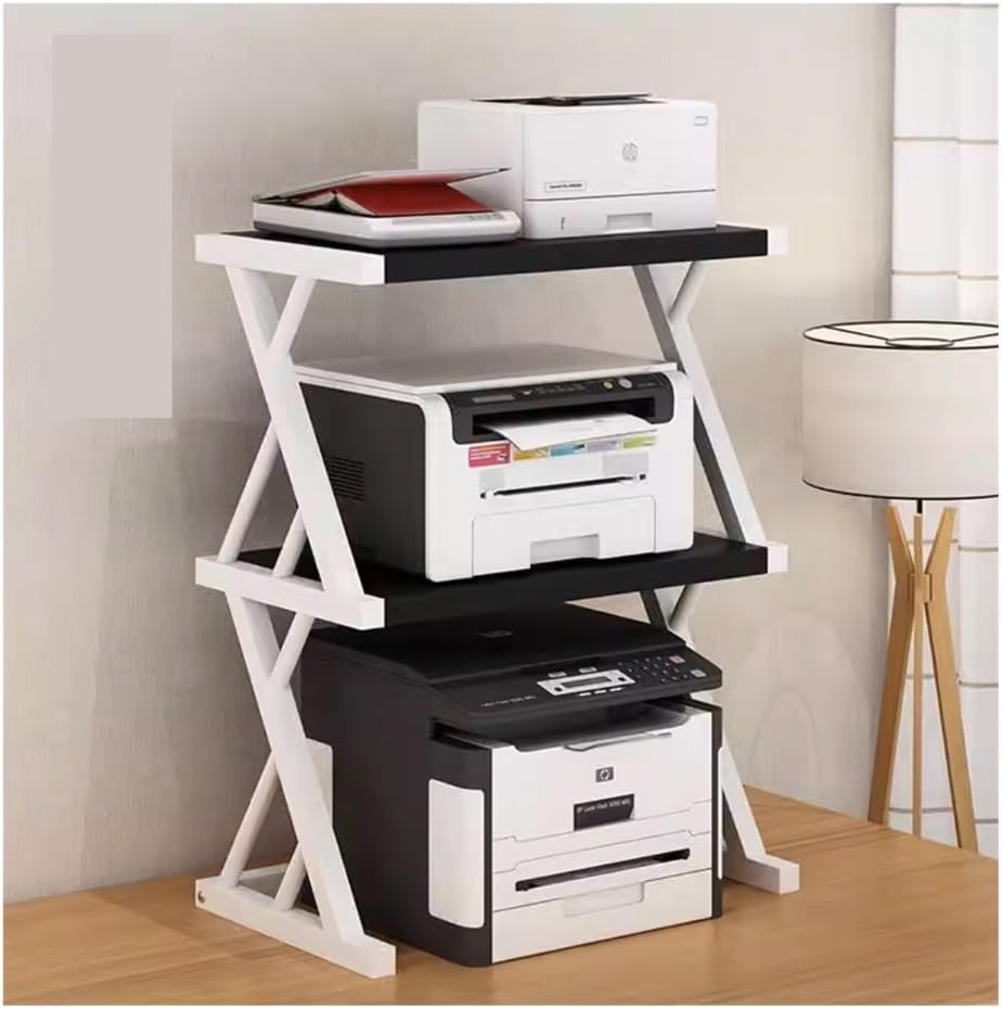 Amazon.com: RUVOO Printer Desk Printer Stand Printer Shelf Desktop ...