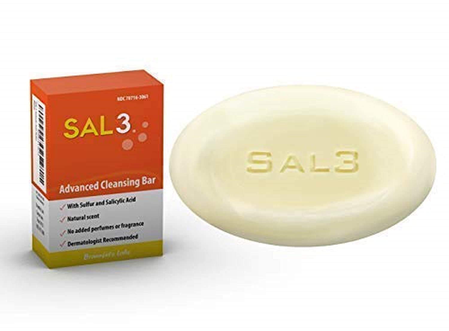 Amazon.com : SAL3 Salicylic Acid Sulfur Soap Bar - Special Wash:Acne ...