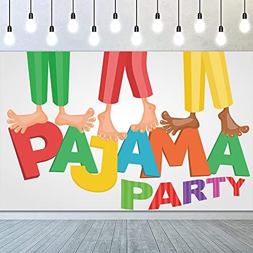 Amazon.com : YongFoto 7x5ft Pajama Party Backdrop Slumber Party ...