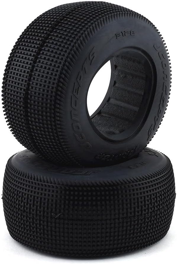 Amazon.com: J Concepts Sprinter Short Course Dirt Oval Tires (2) (Green ...