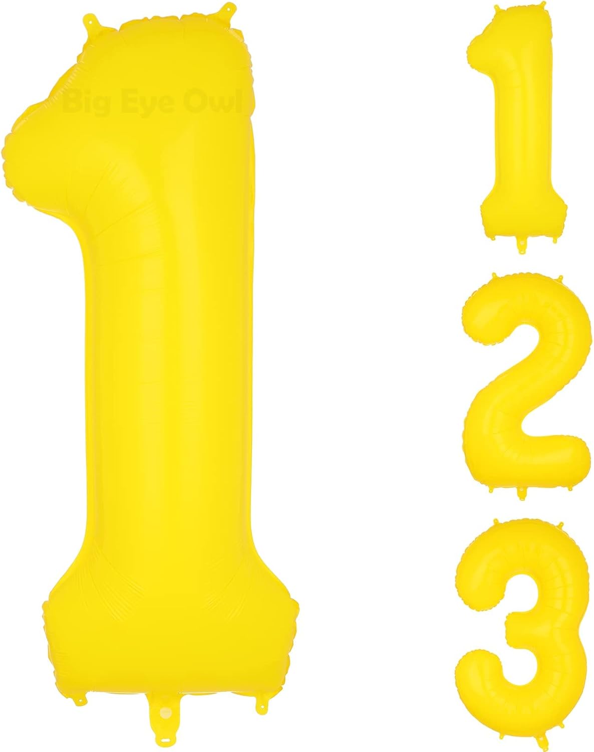 Amazon.com: Large Yellow Number 1 Foil Balloons 40 Inch Helium Big ...