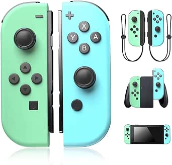 Joycon Controller Compatible with Switch, Wireless Joy Cons Replacement ...