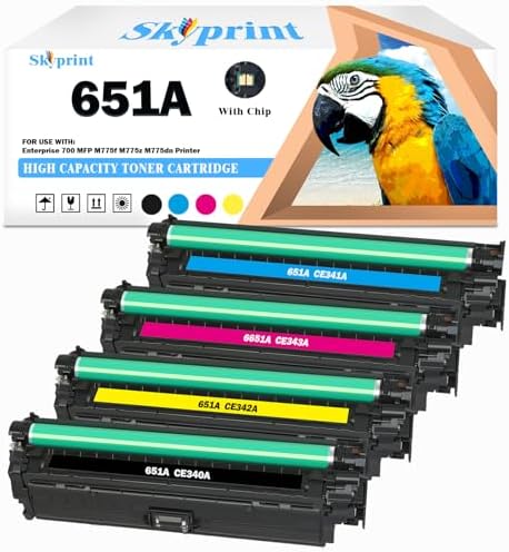 Amazon.com: 651A Toner Cartridges Compatible with HP 651A Toner CE340A ...