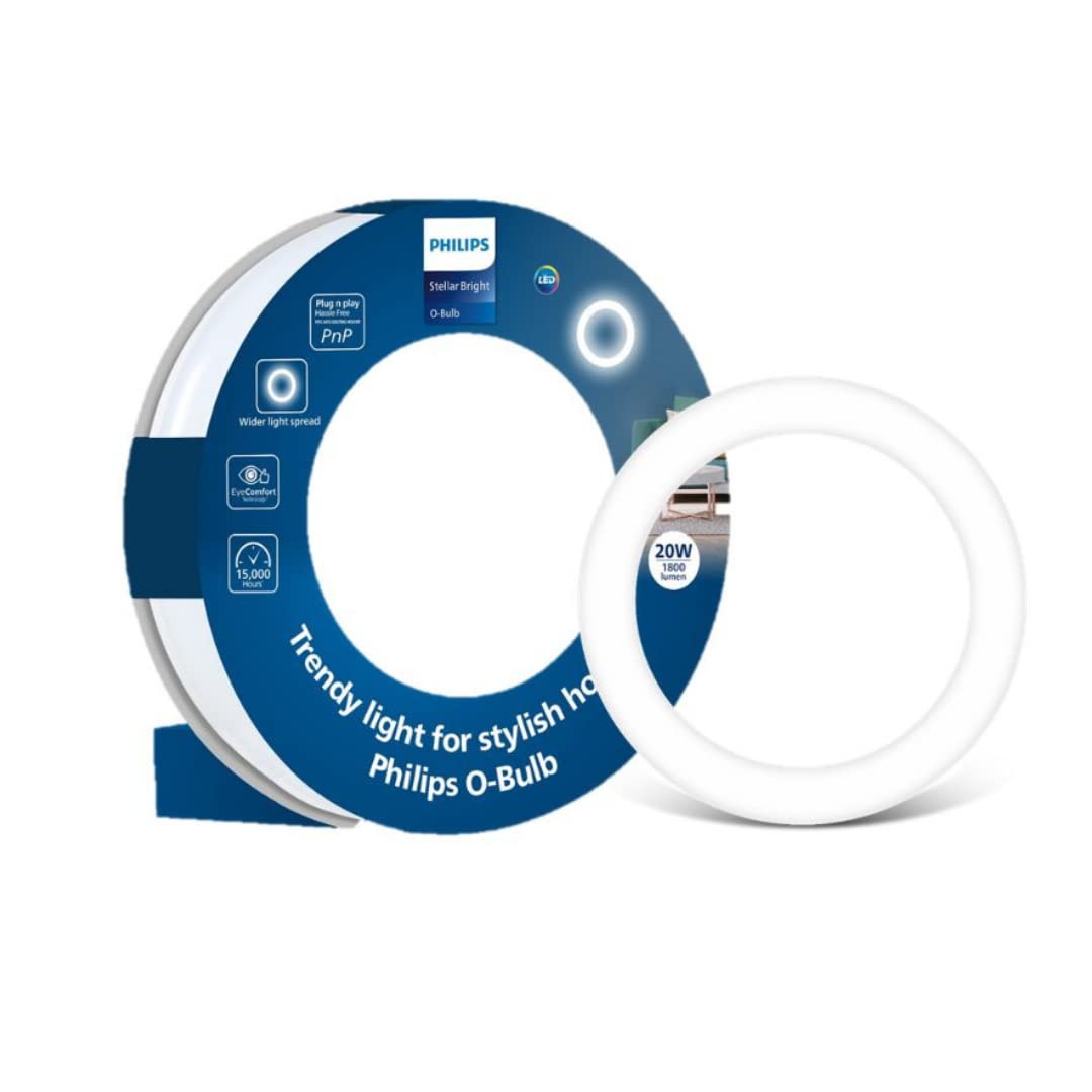 Philips Stellar Bright 20-watt O-Bulb | Bulb Base:B22 | Cool Day Light ...