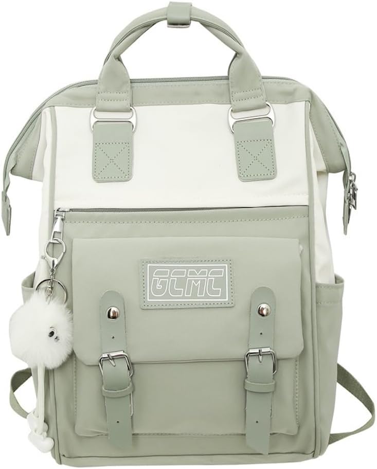 Amazon.com: JHTPSLR Preppy Backpack Cute Vintage Backpack Aesthetic ...